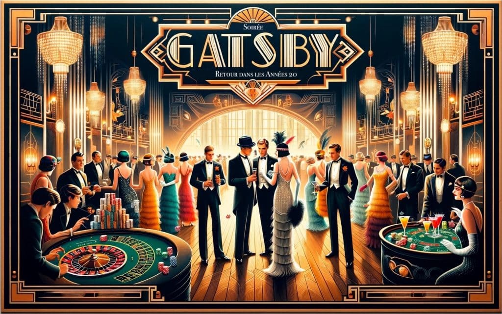 Animation soirée Biarritz : Soirée Gatsby - KOLLAB animation